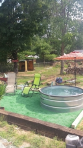Galvanized Stock Tank Turned Into Backyard Private Pool - Proud Home Decor