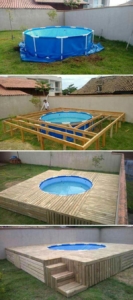 Galvanized Stock Tank Turned Into Backyard Private Pool - Proud Home Decor