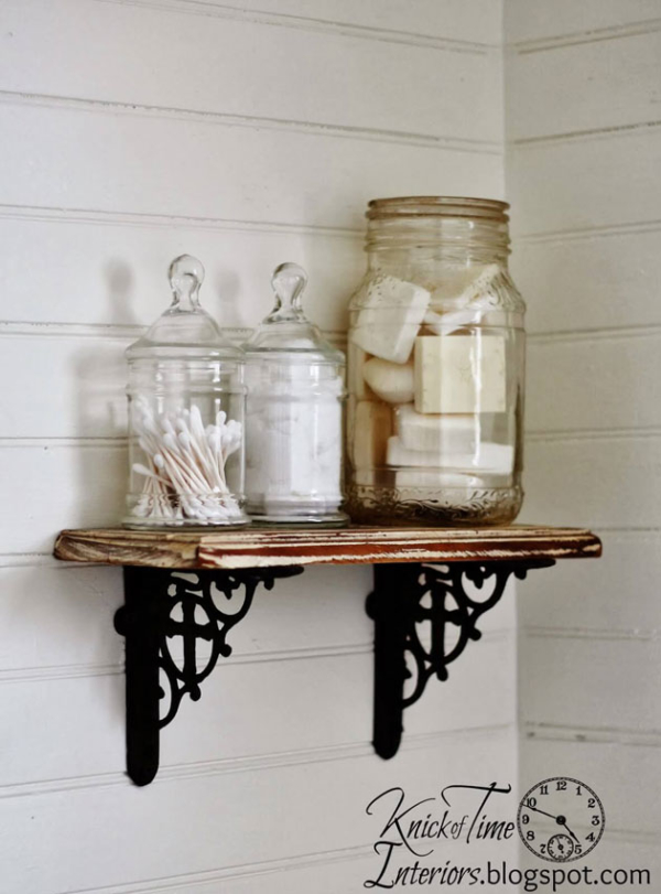 27 Farmhouse Inspired Bathroom Storage You Should Try - Proud Home Decor